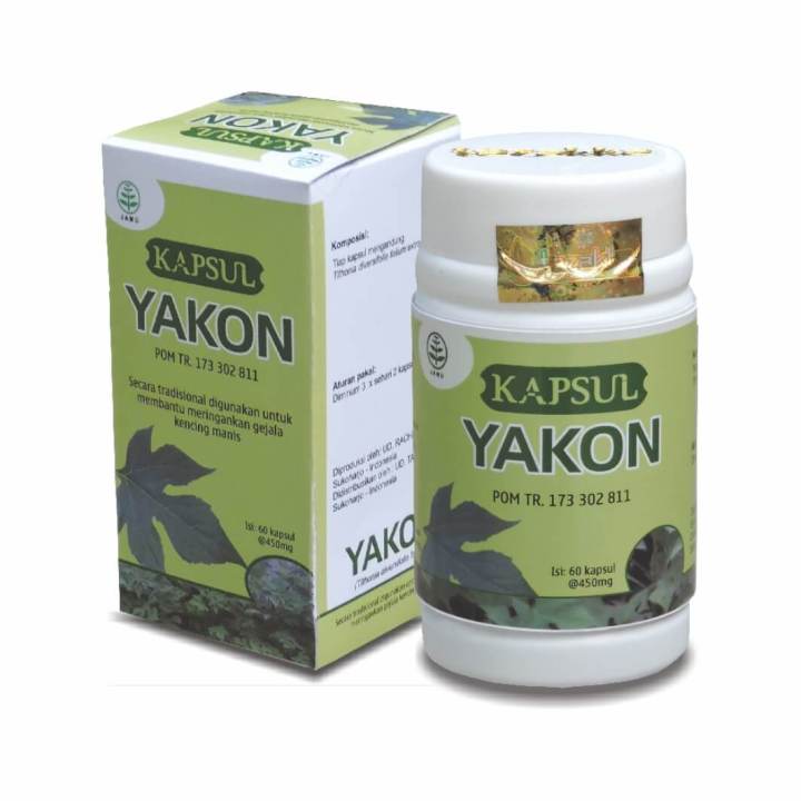 Kapsul Yakon/Daun Insulin Sebagai suplemen Kesehatan Bagi Penderita ...