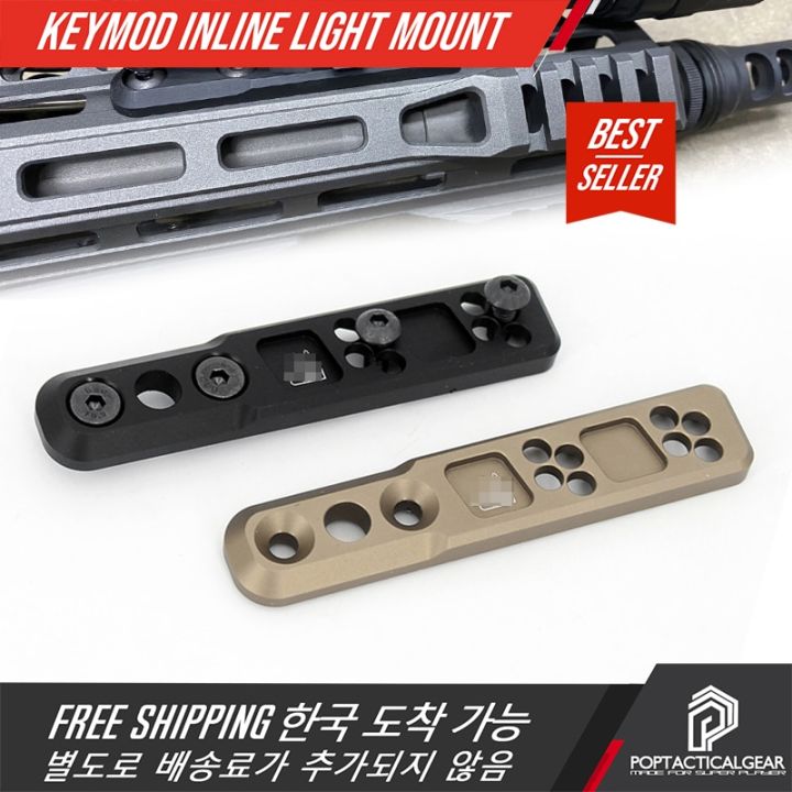 Sotac Thorntail Keymod Inline Light Mount For Mlok Keymod Handguard ...