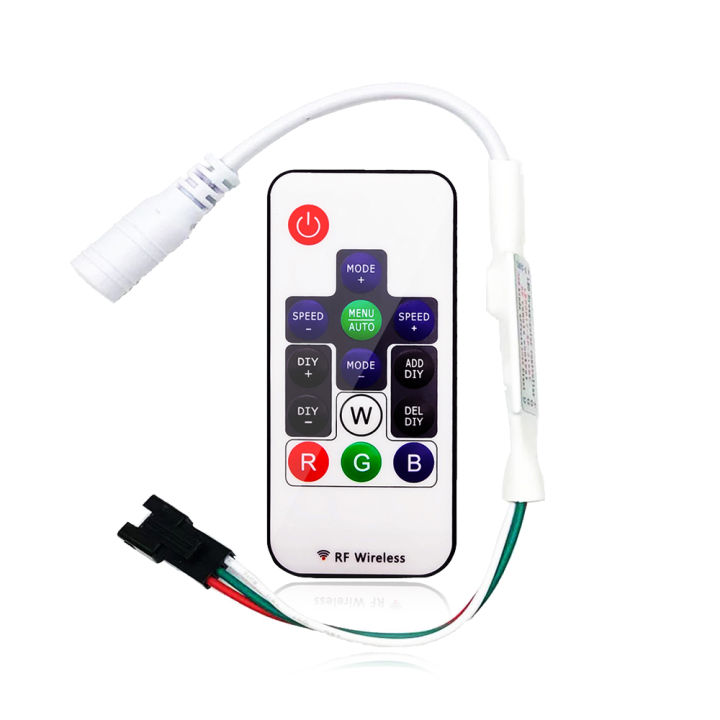 RF MINI 14Keys Smart Led Wireless Remote Controller DC5-24V For ...