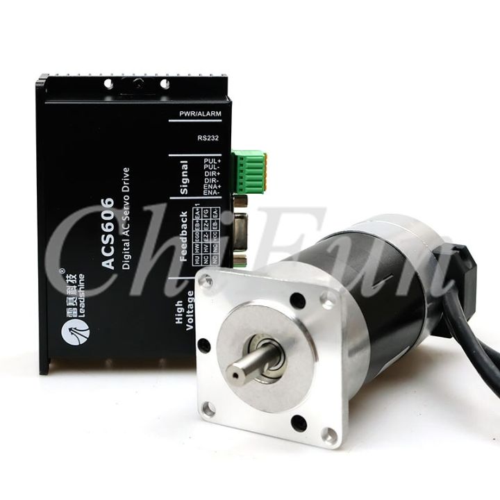 【Fast Shipping】 Leadshine 90W Brushless servo drive kit ACS606 + Brushless motor BLM57090 -1000 ...