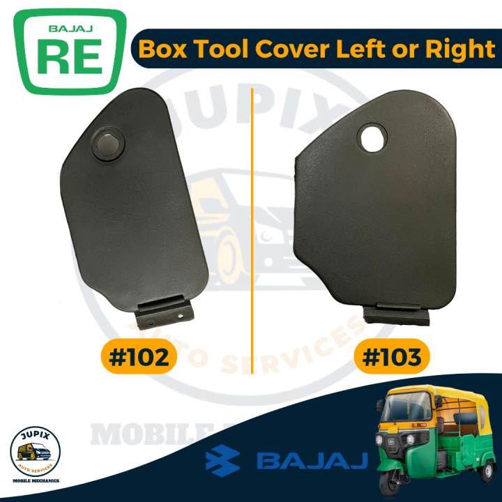 Bajaj RE - Tool Box Cover | Left [#102] Right [#103] | Lazada PH