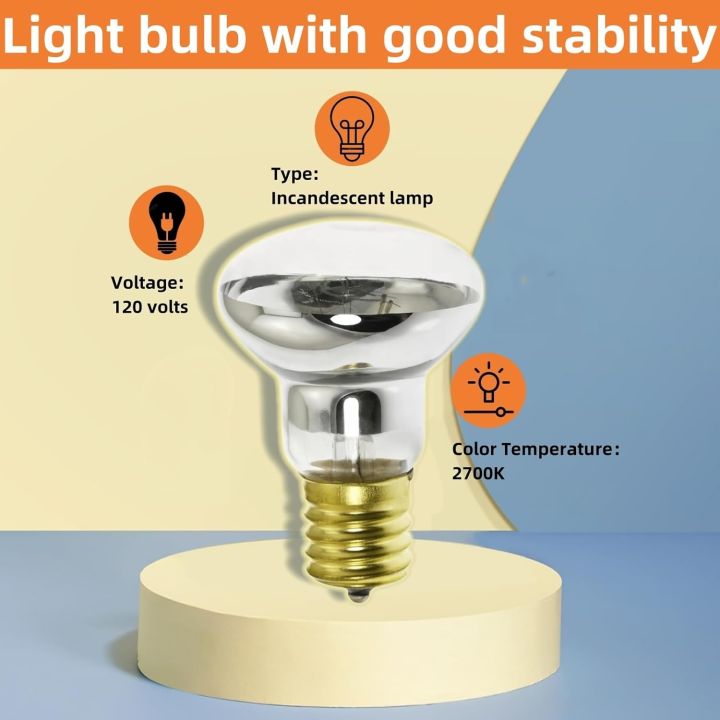 6cm R39 E17 Bulb Good Quality Transparent 30w Warm White Bulb Lamp Bulb ...
