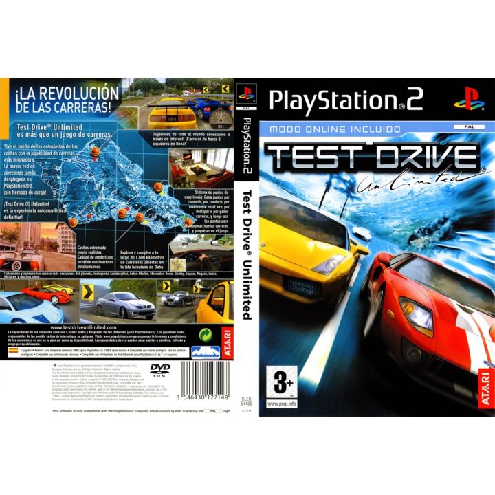 แผ่นเกมส์ PS2 Test Drive Unlimited คุณภาพ ส่งไว | Lazada.co.th