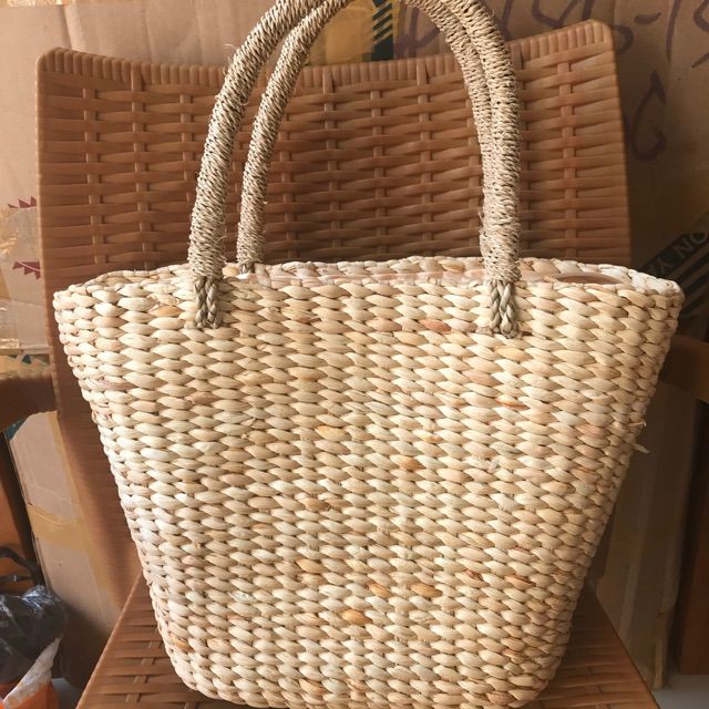 Tas eceng ember polos ulir Tas enceng kiso tali panjang Tas eceng gondok kiso polos Tas ...