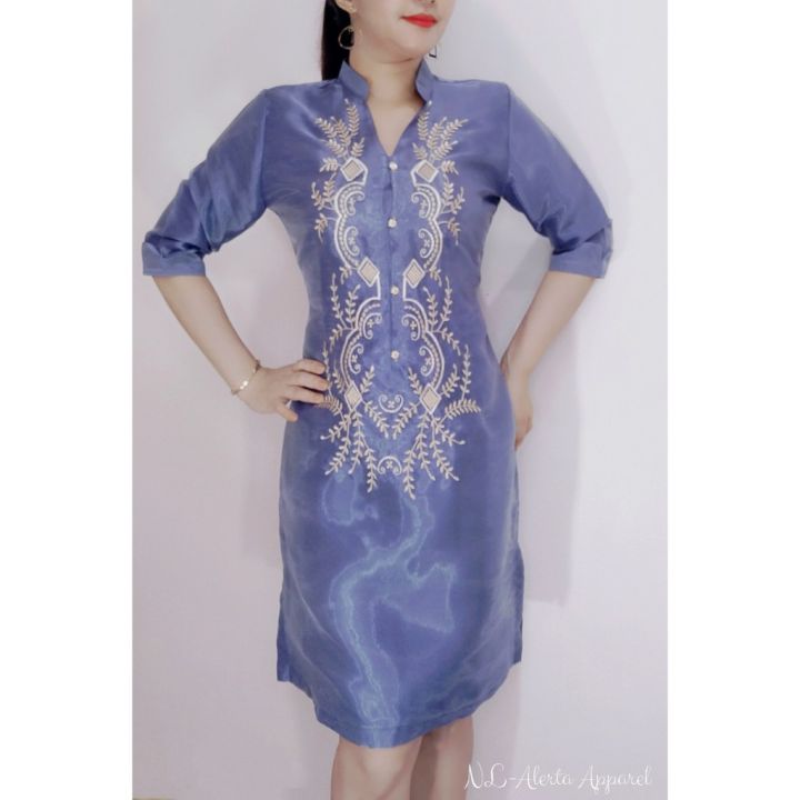 filipiniana LADY BARONG DRESS MODERN FILIPINIANA | Lazada PH