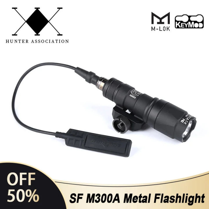 Tactical Surefir M300 M300A Flashlight SF Fit 20MM Rail MLOK Mount ...