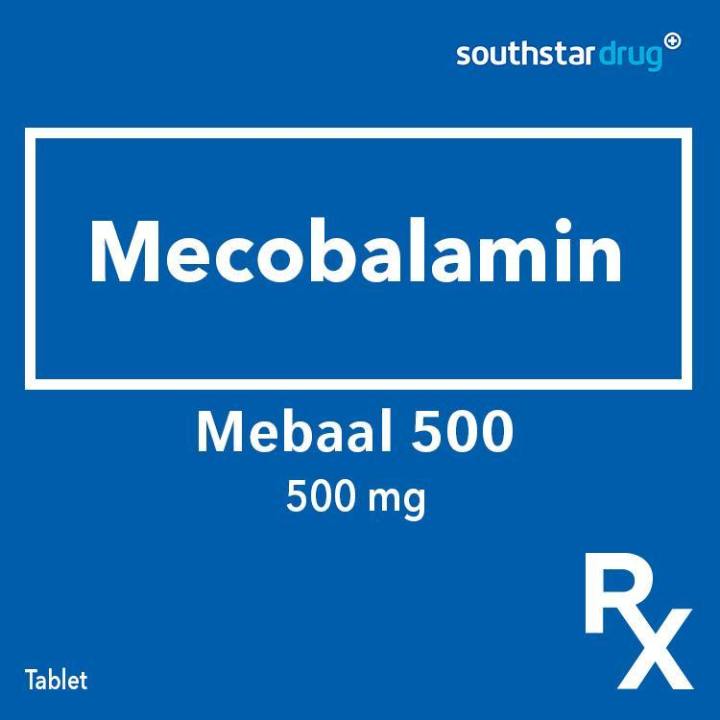 Rx: Mebaal 500 500mg Tablet | Lazada PH