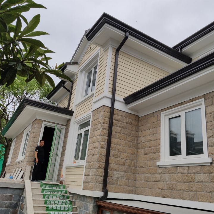 Aluminum alloy gutter gutter rainwater tank villa eaves eaves gutter ...