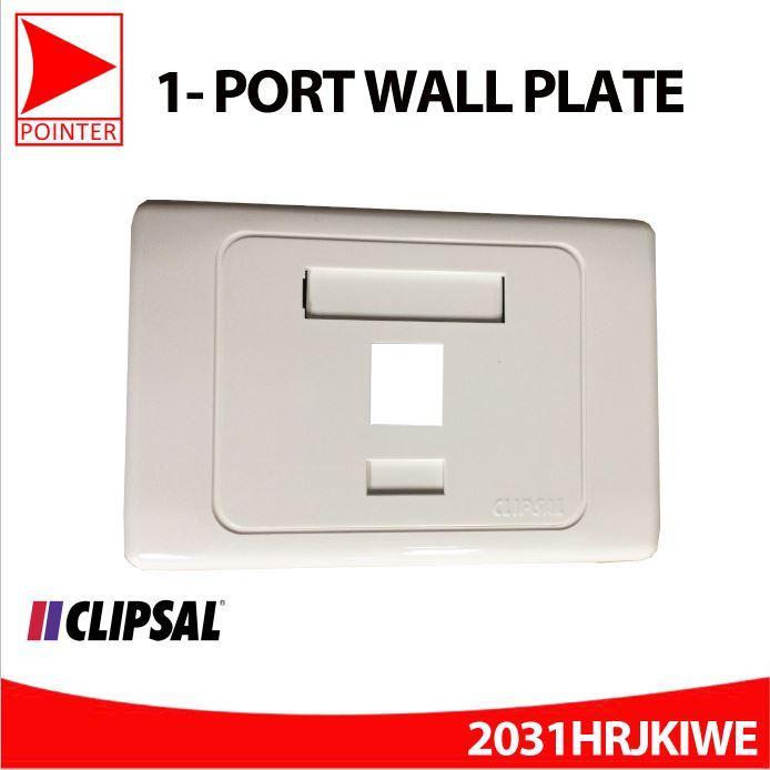 Clipsal LAN Outlet CAT5e or CAT6 1 Gang Plate Only | Lazada PH
