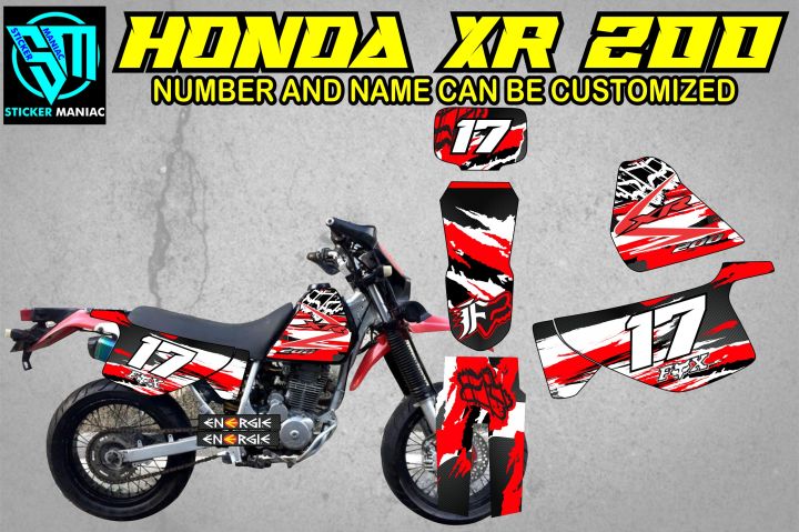 Honda XR 200 full body decals | Lazada PH
