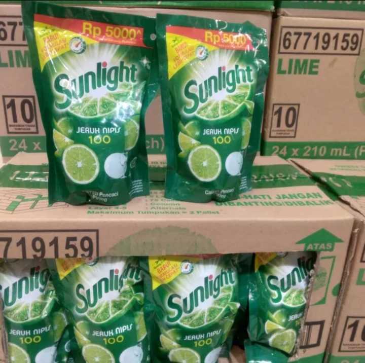 SUNLIGHT LIME JERUK NIPIS 5000 POUCH VARIAN 90 ML | Lazada Indonesia