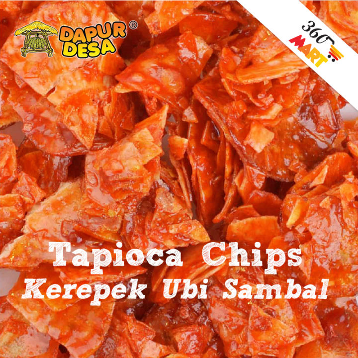 Dapur Desa Spicy Tapioca Chips / Kerepek Ubi Pedas Basah 270g 香辣木薯片 ...
