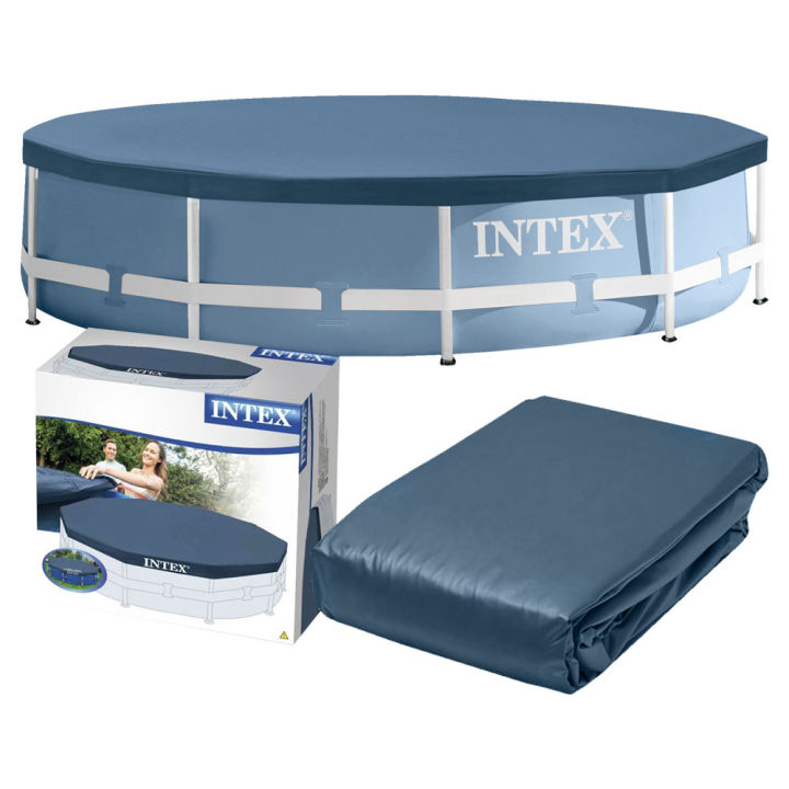 INTEX 28031/28030 ผ้าคลุมสระเมทัลเฟรม ขนาด 10 ฟุต / 12 ฟุต | Lazada.co.th