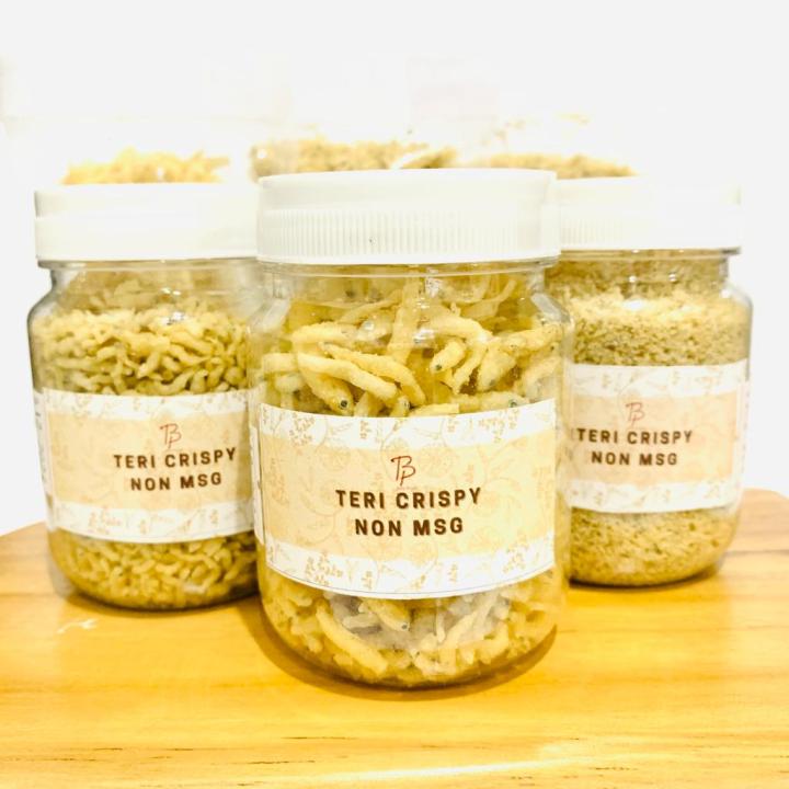 Teri Crispy KUALITAS SUPER Untuk GTM Cemilan Anak Sehat Non MSG / Teri ...