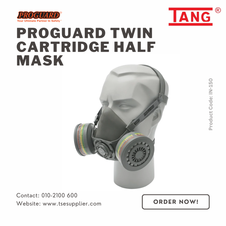 Proguard Twin Cartridge Half mask Respiratory Mask Product【 PHM8000 ...