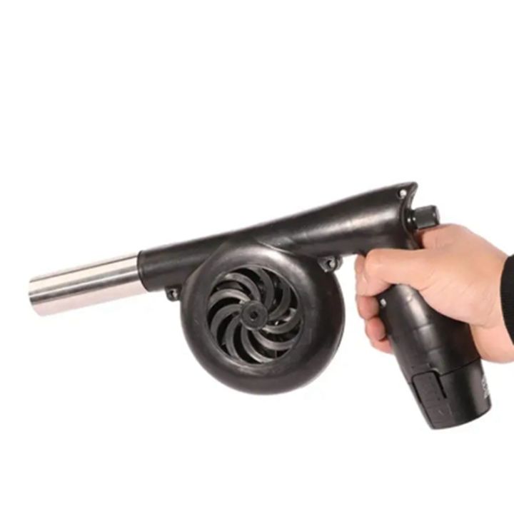 Portable BBQ Fan Grill Turbo Air Blower 5000R 5000MA Rechargeable for ...