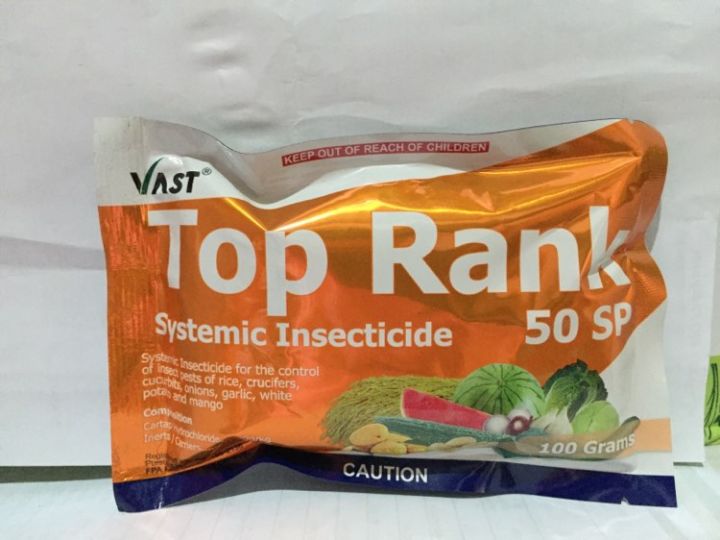 Top Rank Systemic Insecticide 50 SP 100 gms | Lazada PH