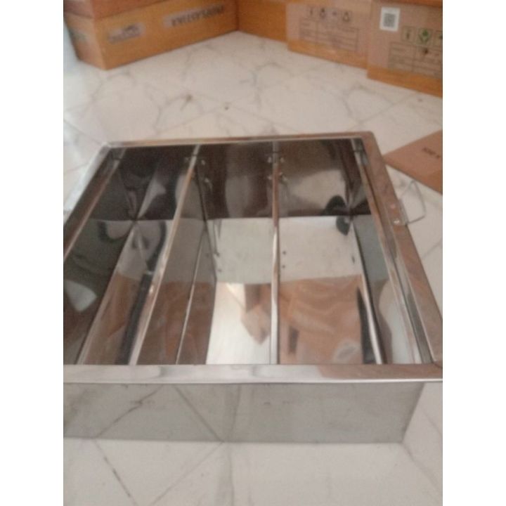 dandang bakkso sekat 3 kuah tercampur plus sarang ukuran 45*45*17 ...