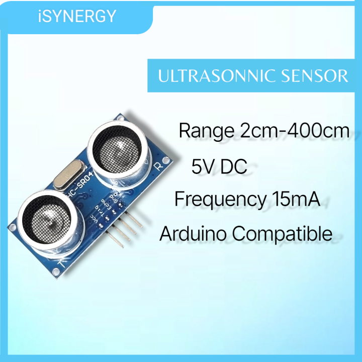 Ultrasonic Sensor Module Hc Sr04 Distance Measuring Transducer Sensor Arduino Wave Detector
