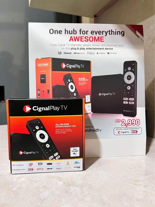 CIGNAL PLAY TV ANDROID BOX | Lazada PH