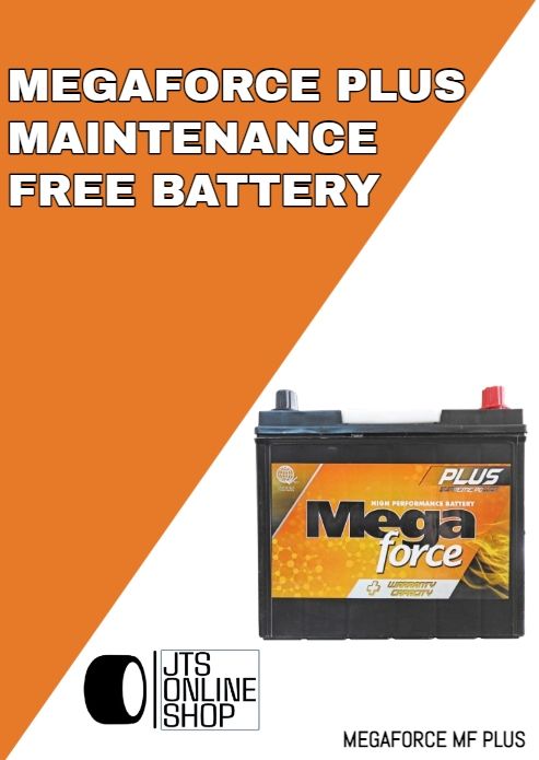 MEGAFORCE PLUS MAINTENANCE FREE BATTERY | Lazada PH