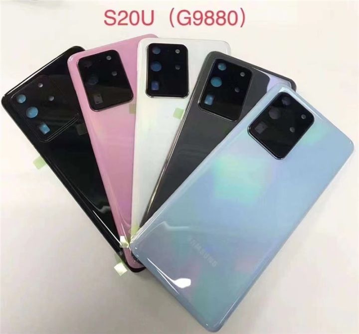 S20Ultra ฝาหลังสำหรับ Samsung Galaxy S20 Ultra 6.9 "อะไหล่ซ่อมประตูแบตเตอรี่ในบ้านเคสหลัง ...