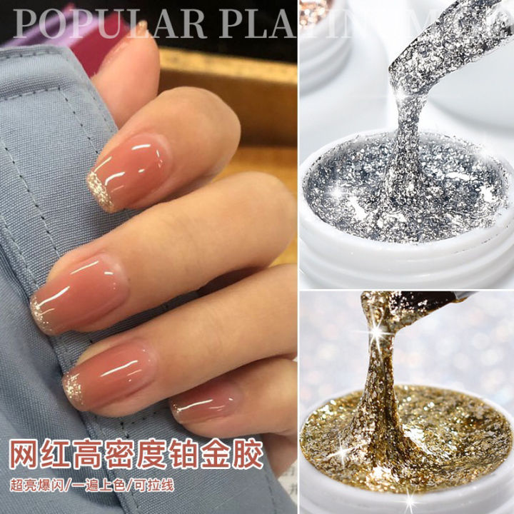 Gel Pot Glitter Cat Kuku Jepang Nailart Gel Uv Dekorasi Kutek Kuku ...
