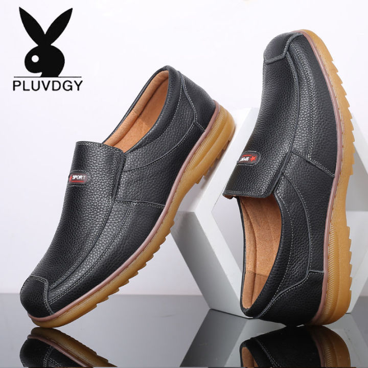 WEY889 [First layer cowhide] leather shoes men's 2021 autumn men's ...