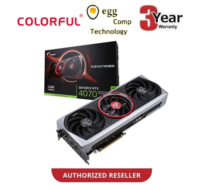 COLORFUL GEFORCE RTX4070 SUPER ADVANCED OC 12GB-V GDDR6X RTX 4070 | Lazada
