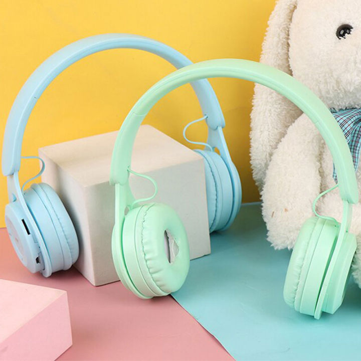 Wireless Headphone Y08 Bluetooth Macaron Colorful Padded Leather ...