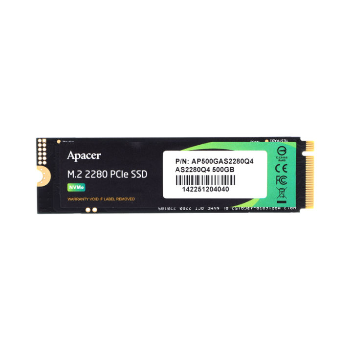 500 GB SSD M.2 PCIe APACER AS2280Q4 (AP500GAS2280Q4-1) NVMe - A0149681 ...