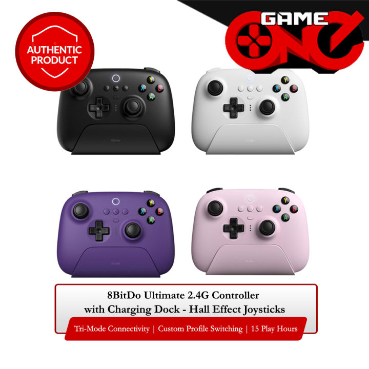 8BitDo Ultimate 2.4G Controller with Charging Dock - Hall Effect ...