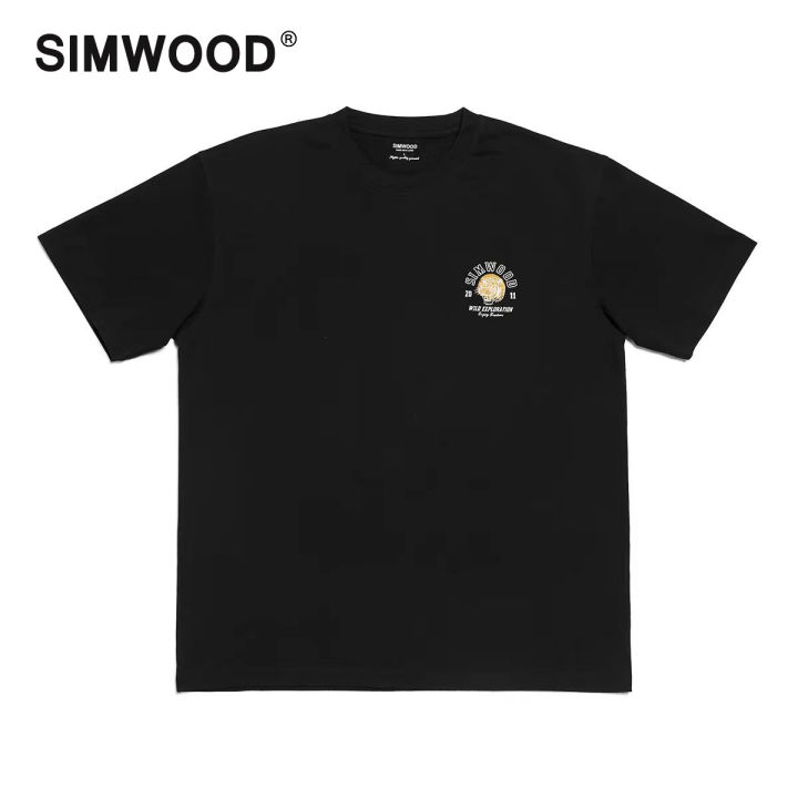 มาใหม่พร้อมส่ง Simwood แฟชั่นฤดูร้อนเสื้อยืดแขนสั้น ผ้าฝ้ายแท้ ลายเสือ ...