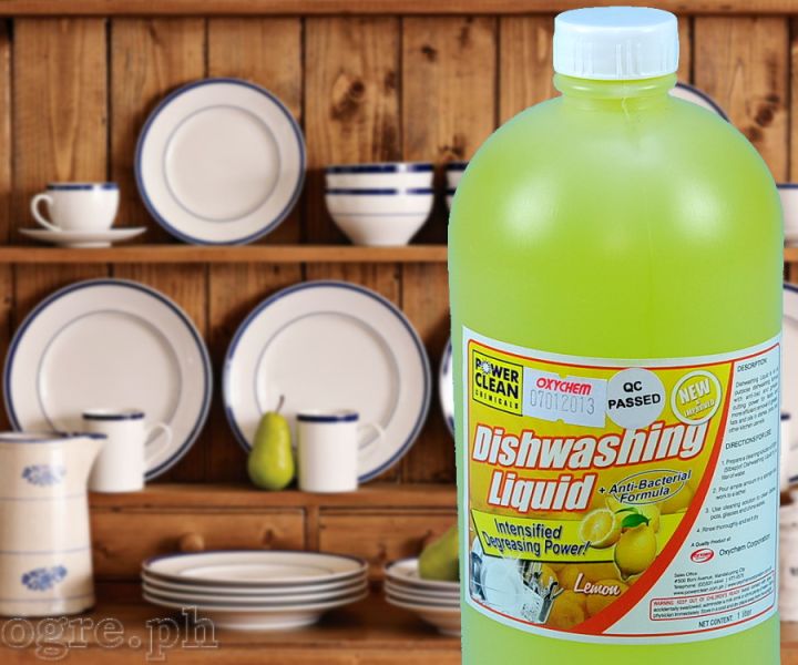 PowerClean 1 Liter Dishwashing Liquid (LEMON Scent) | Lazada PH