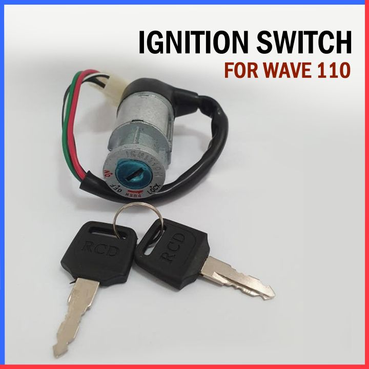 IGNITION SWITCH FOR WAVE110 / WAVE 110 MOTORCYCLE RCD | Lazada PH