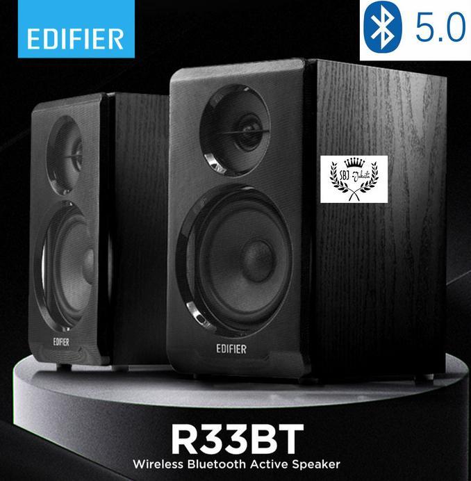 EDIFIER R33BT PORTABLE BOOKSHELF SPEAKER BLUETOOTH 5.0 10W RMS | Lazada ...