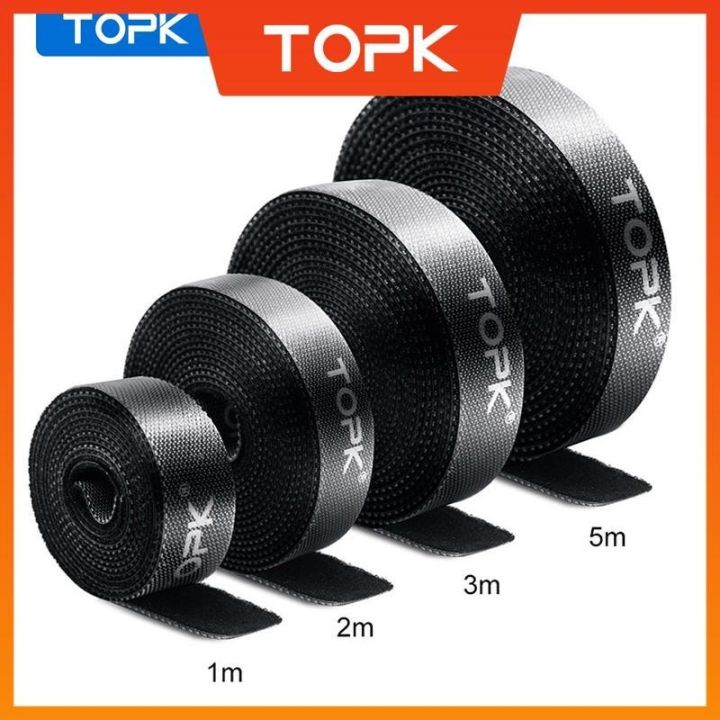 TOPK Cable Organizer Wire Winder Earphone Velcro Holder Mouse Cord ...