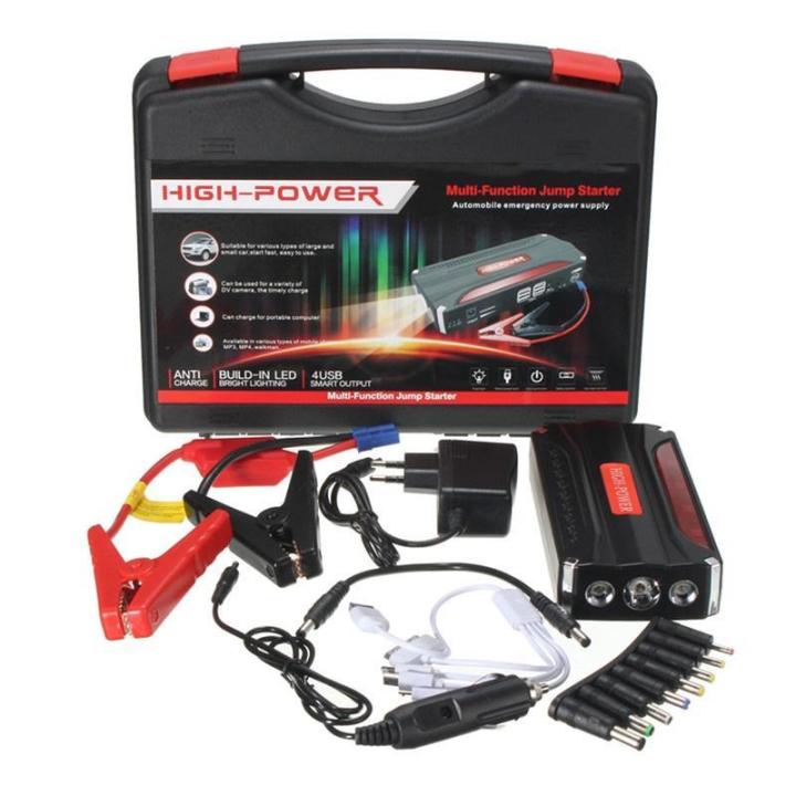 High Power Multifunction Jump Starter 20000mah Power Bank jumpstarter kit portable emergency kit ...