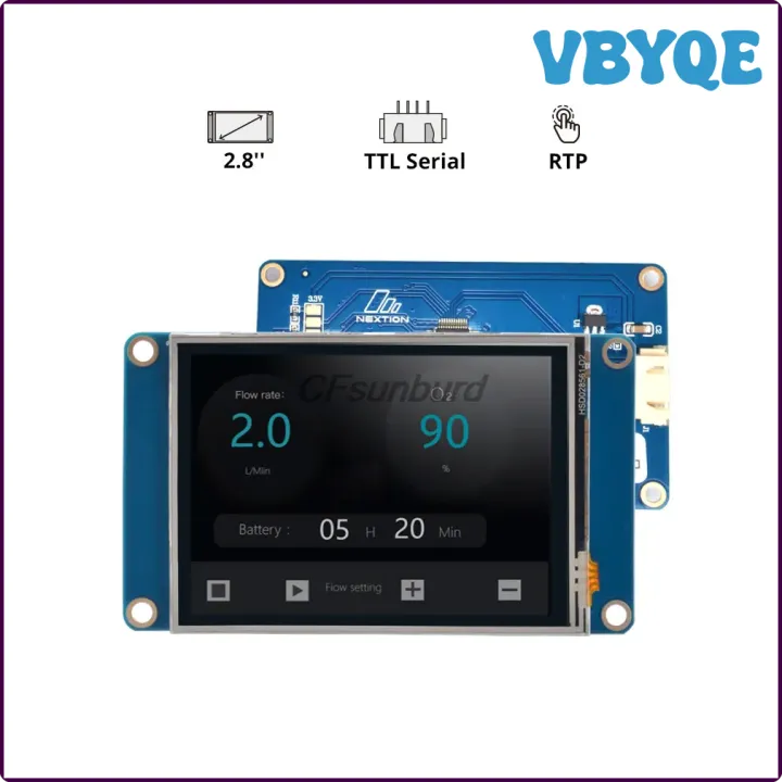 VBYQE 2.8" Nextion HMI Intelligent Smart USART UART Serial Touch TFT LCD Module Display Panel ...