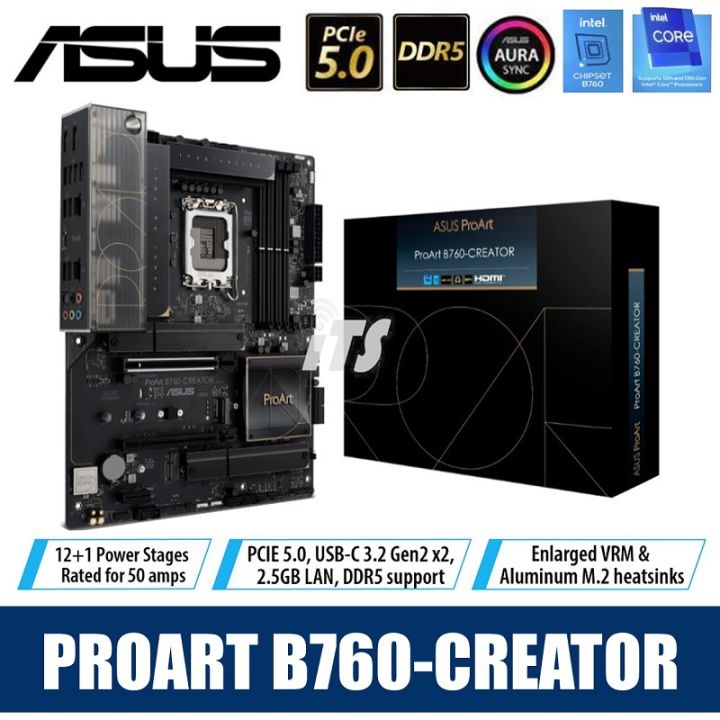 Asus PROART B760-CREATOR LGA1700 Mainboard - 12th,13th & 14th Gen Ready ...