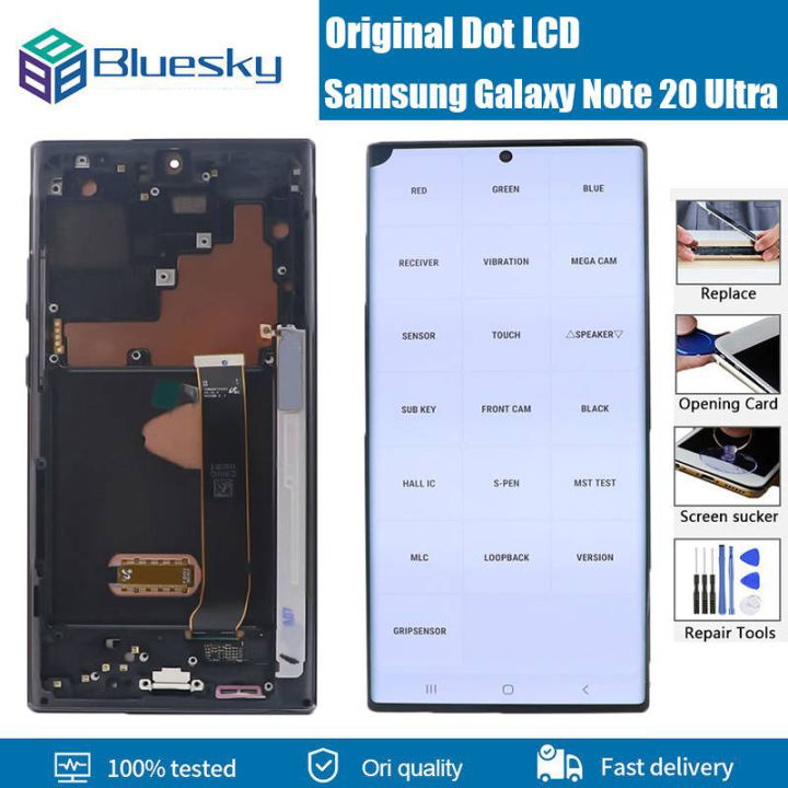 Bluesky Original Lcd Display For Samsung Note 20 Ultra LCD Display N985 ...