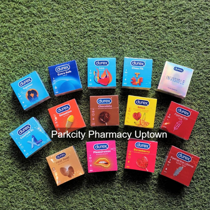 Durex Condom 3s Sensitive Safe Fit Xl Together Love Sensation