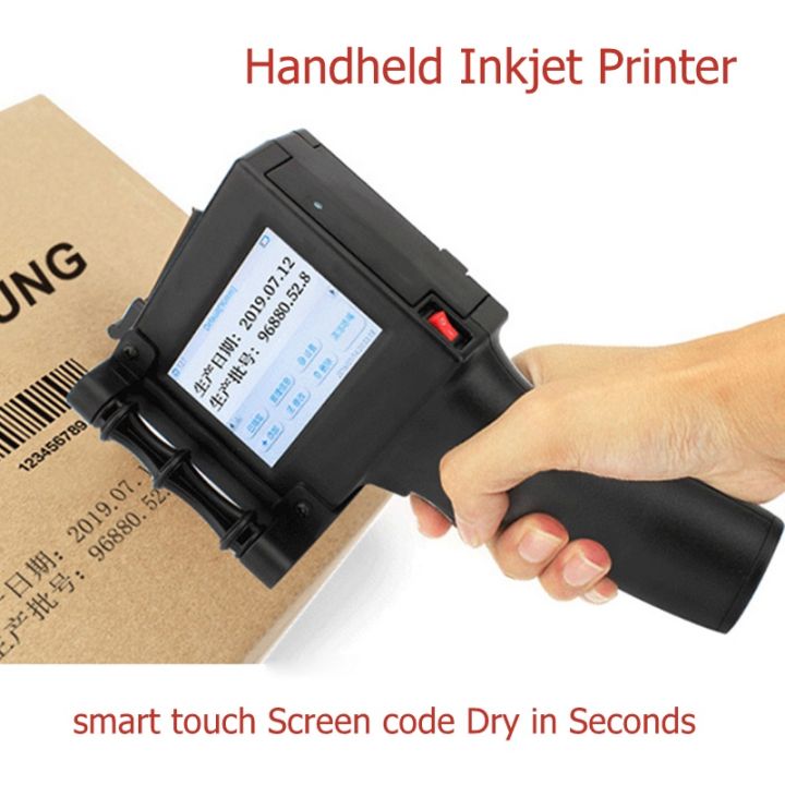 Hand-held Inkjet Printer To Print Production Date. Small Automatic ...