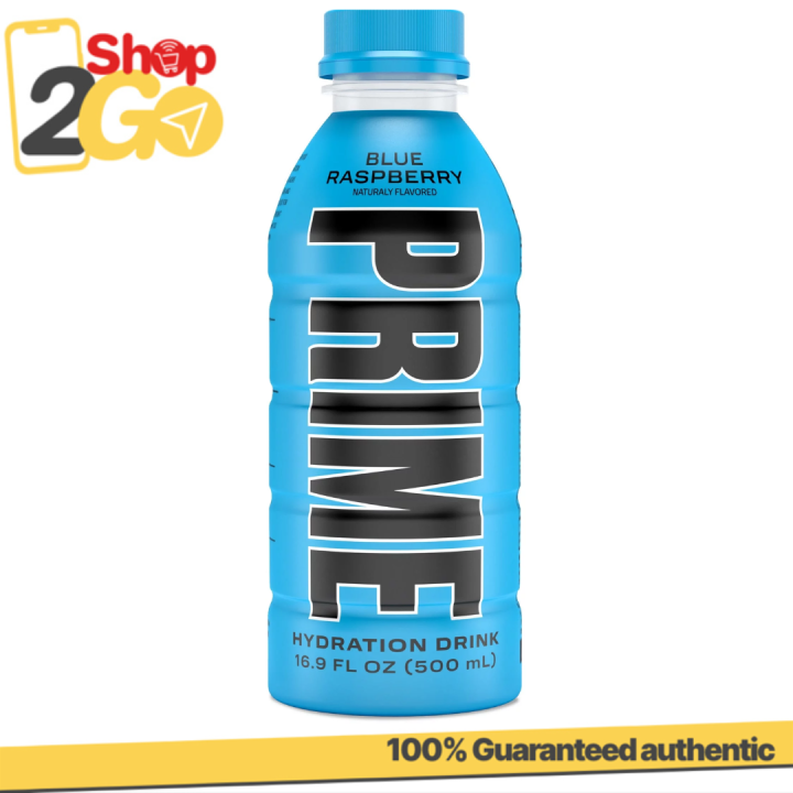 Prime Hydration Drink - Blue Raspberry Flavor - 16.9 fl oz | Lazada PH
