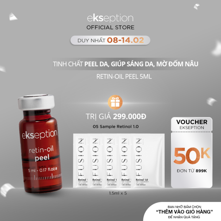 Tinh chất Peel da Ekseption Retin-oil 5ml | Lazada.vn