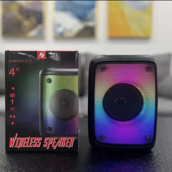 YUTU Kts-1576 3-Inch Rechargeable Portable Karaoke Bluetooth Speaker with Microphone | Lazada PH