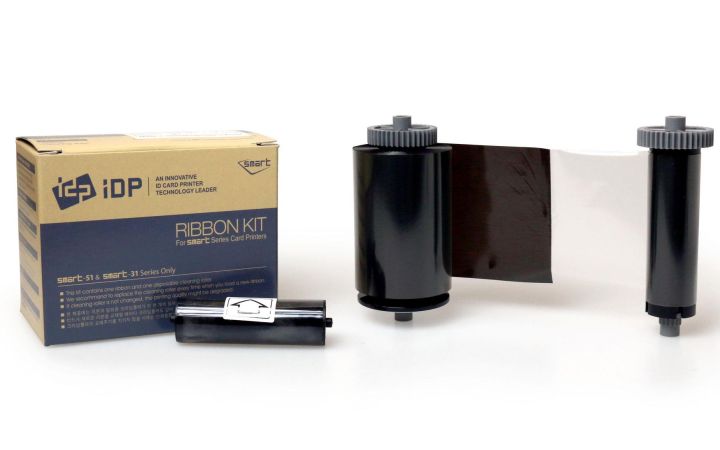 IDP Smart 659086 Black monochrome with Overlay ribbon, 600 prints per ...