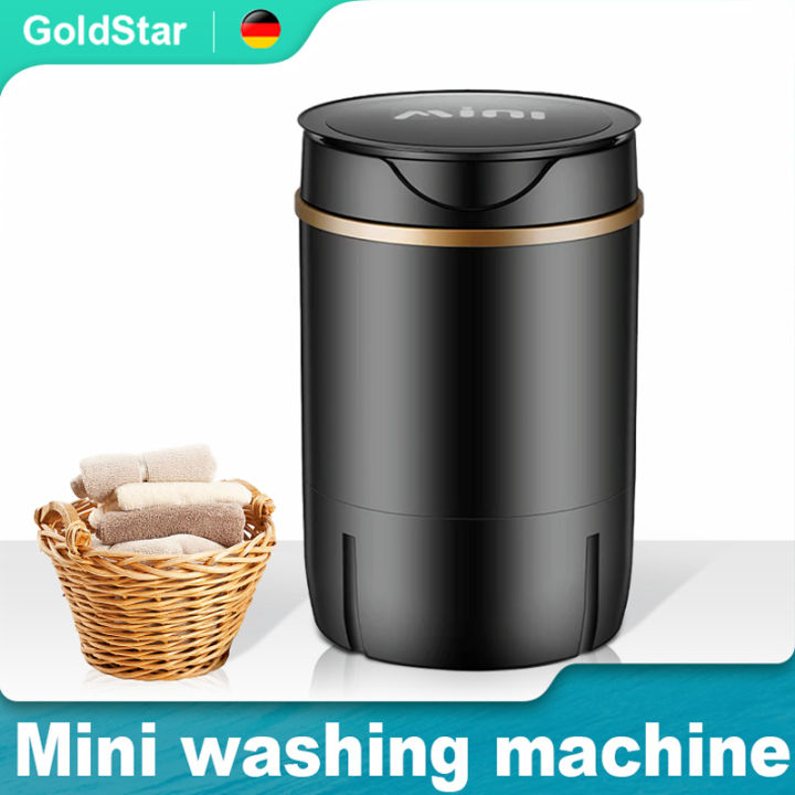 Gold Star Portable Mini Washing Machine 4.5KG Automatic Blue Light ...