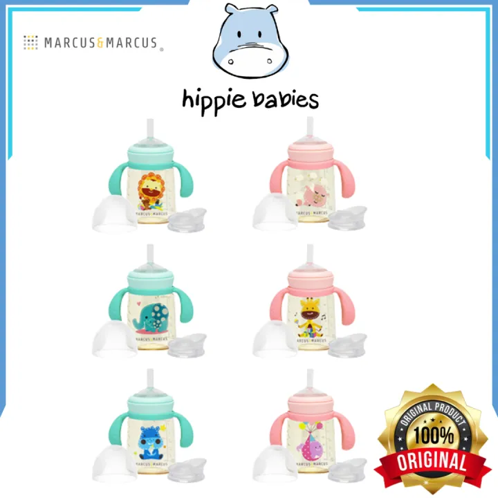 Marcus & Marcus PPSU Transition Trainer Bottle 180ml | Lazada