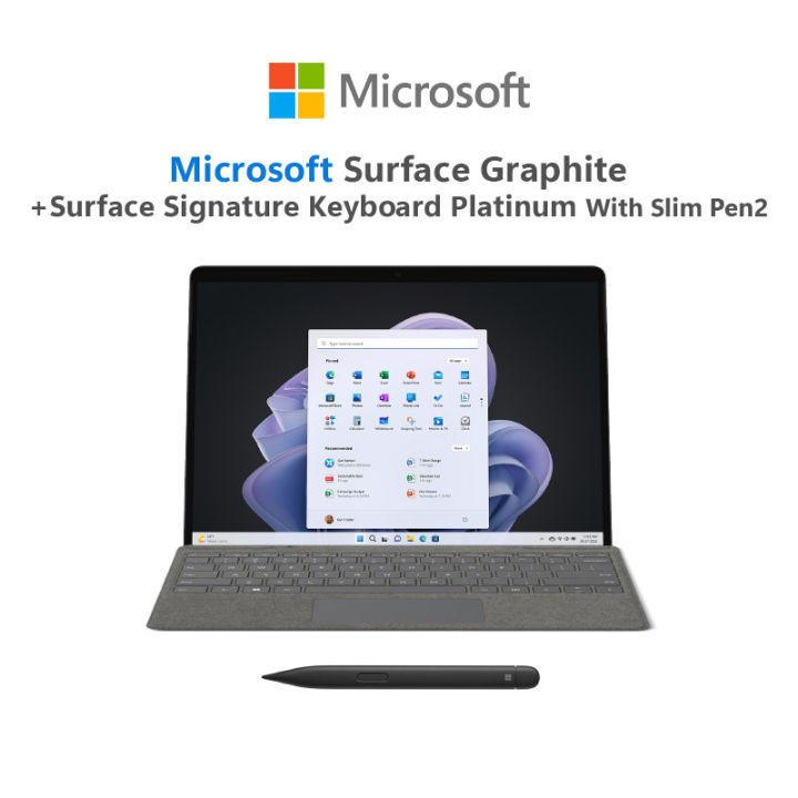 Microsoft Surface Pro 9 i5/8/256 Graphite+Microsoft Surface Sig KB With ...
